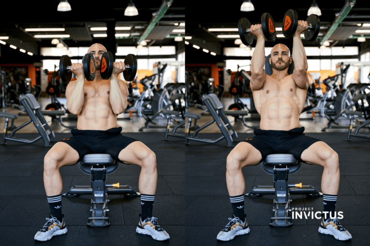 Lento avanti con manubri per le spalle: guida completa - Project inVictus