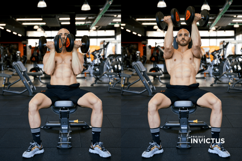 Arnold press: esecuzione, muscoli coinvolti, scheda - Project inVictus