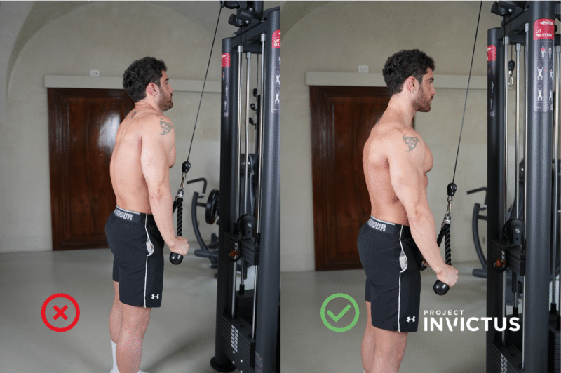 Push down: esecuzione e scheda di allenamento - Project inVictus