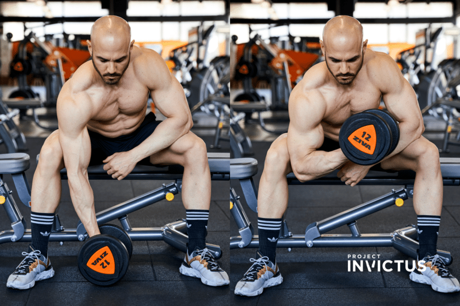 Curl concentrato: esecuzione e allenamento bicipiti - Project inVictus