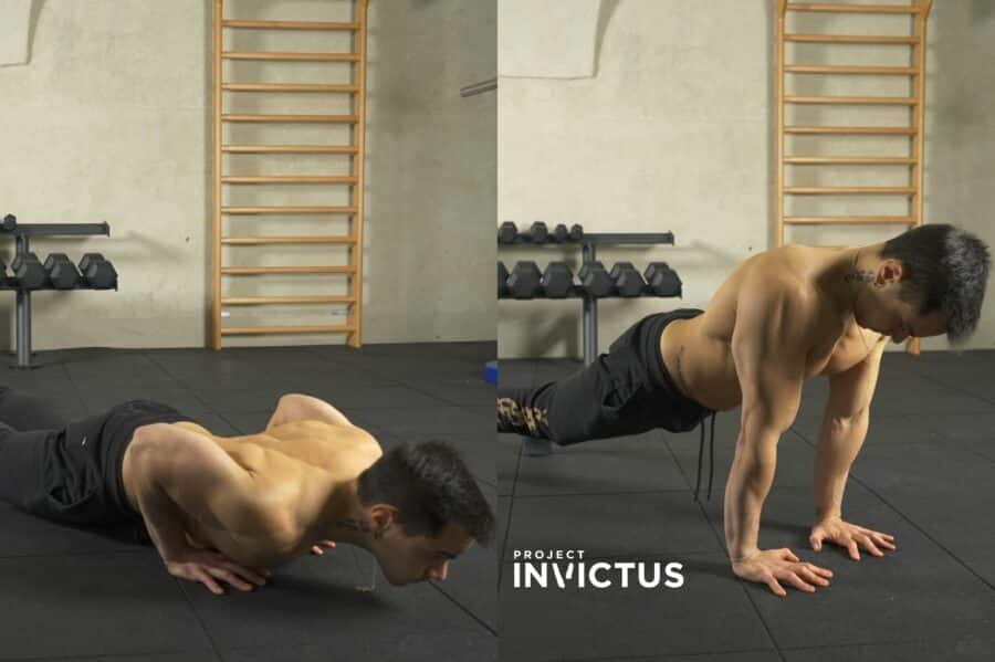 Piegamenti sulle braccia per i pettorali - Project inVictus