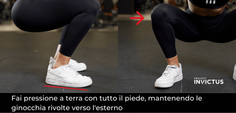 Squat libero: esecuzione corretta - Project inVictus