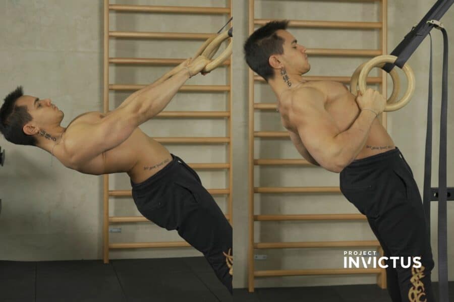 Trazioni orizzontali (o Australian pull up): esecuzione corretta - Project inVictus