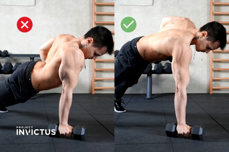 Renegade row: esecuzione, muscoli coinvolti, scheda - Project inVictus