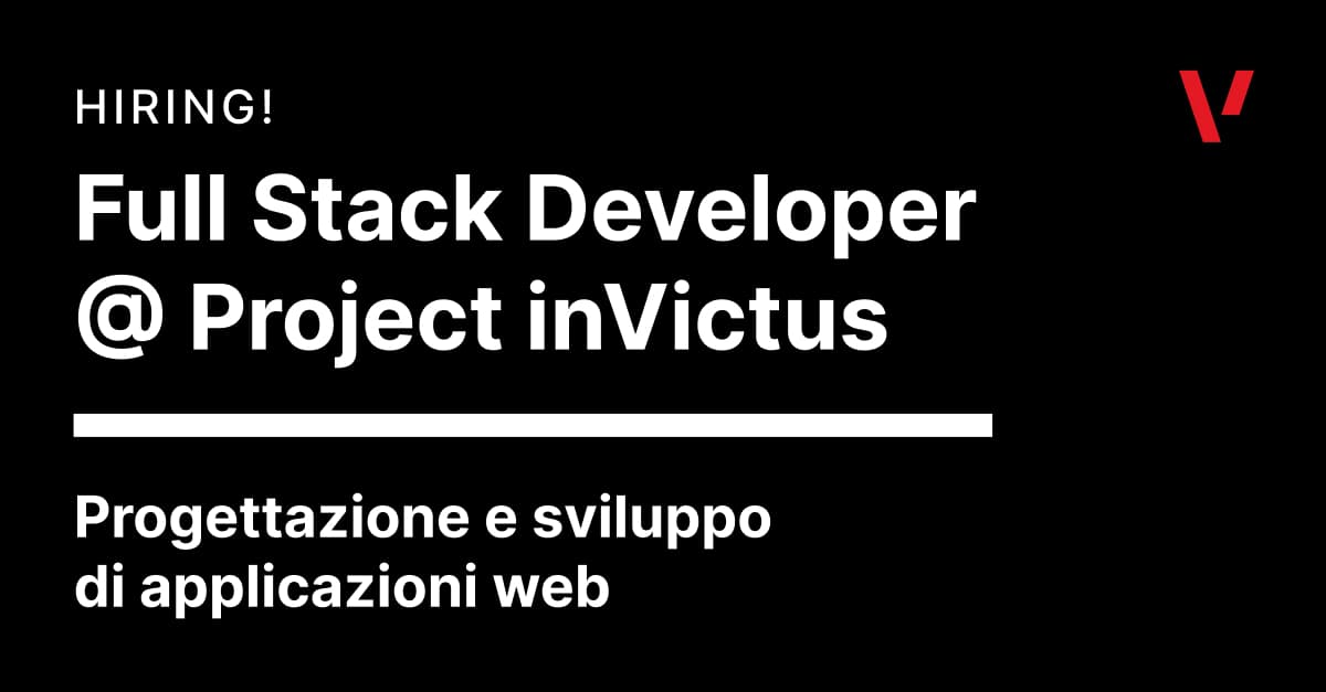 Full Stack Developer | 3+ yrs exp @ Project inVictus - Project inVictus